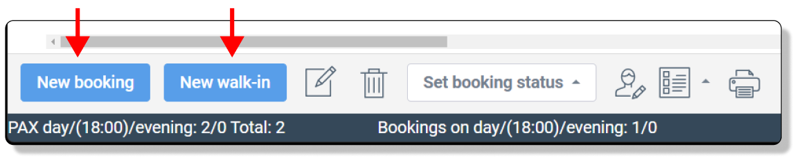 Make a booking - DinnerBooking Support
